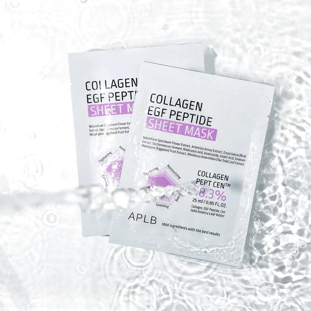 APLB Collagen EGF Peptide Sheet Mask 10EA – SoKoSkins