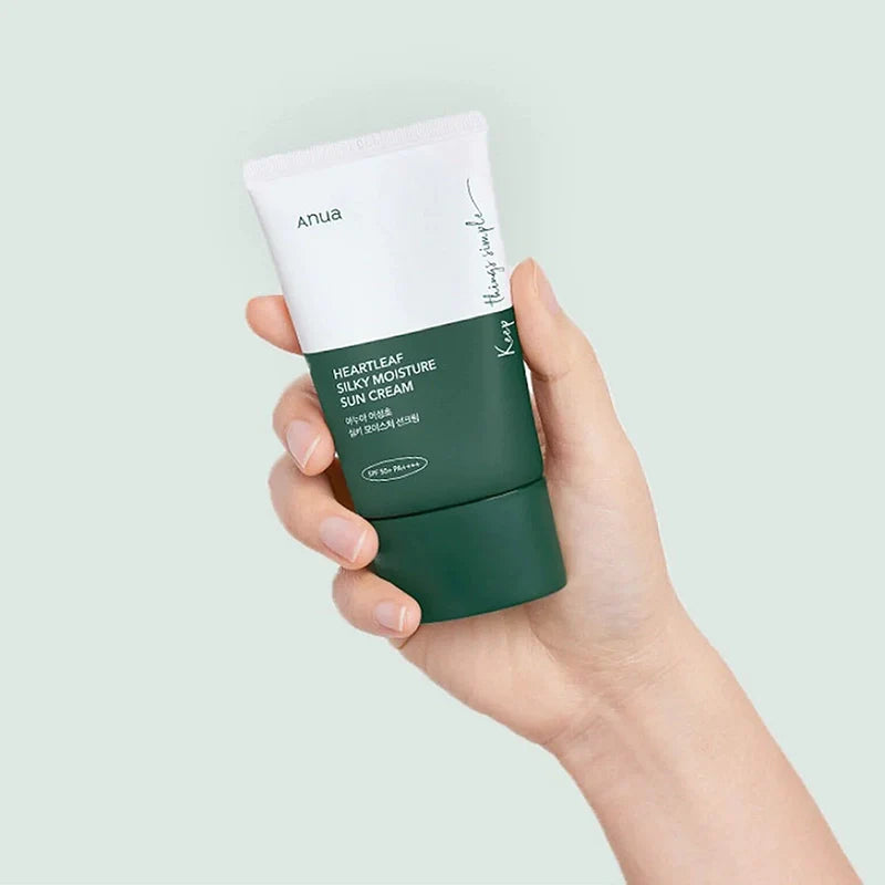 Anua Heartleaf Silky Moisture Sunscreen 50ml – SoKoSkins