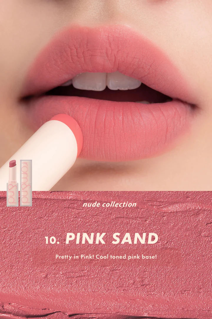 rom&nd ZERO MATTE LIPSTICK #10 Pink Sand – SoKoSkins