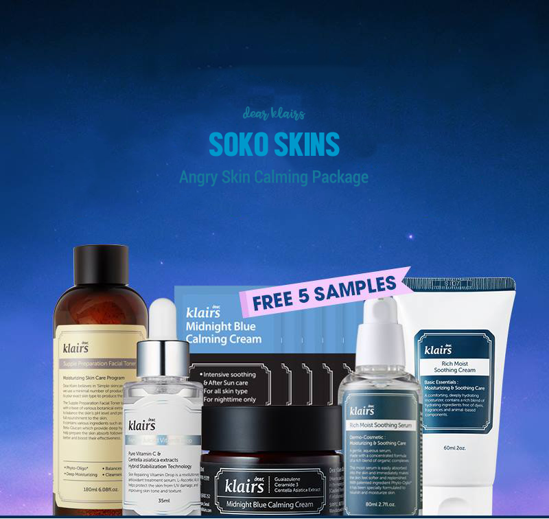 Angry Skin Calming Package – SoKoSkins