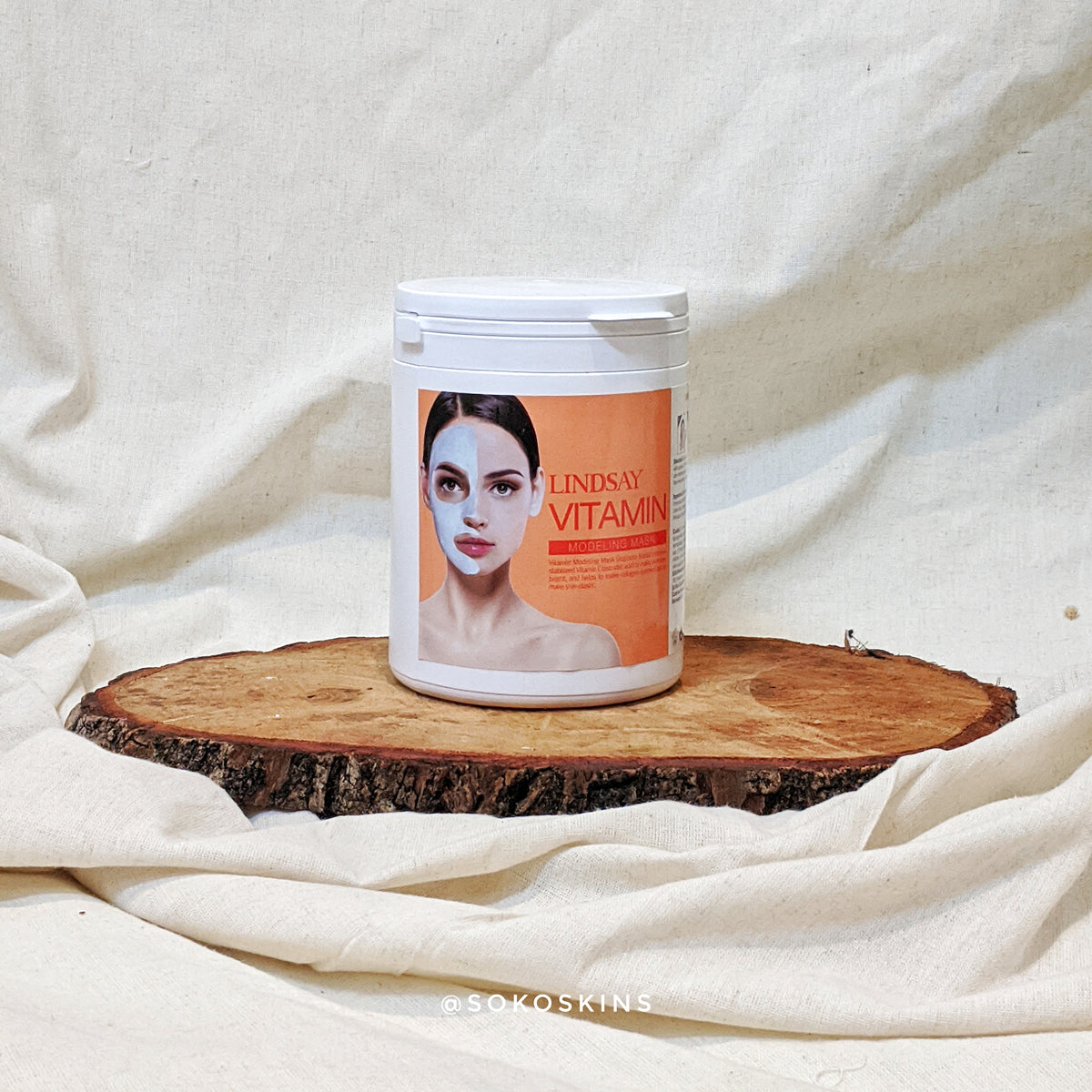 Lindsay Modeling Mask 240g #Vitamin – SoKoSkins