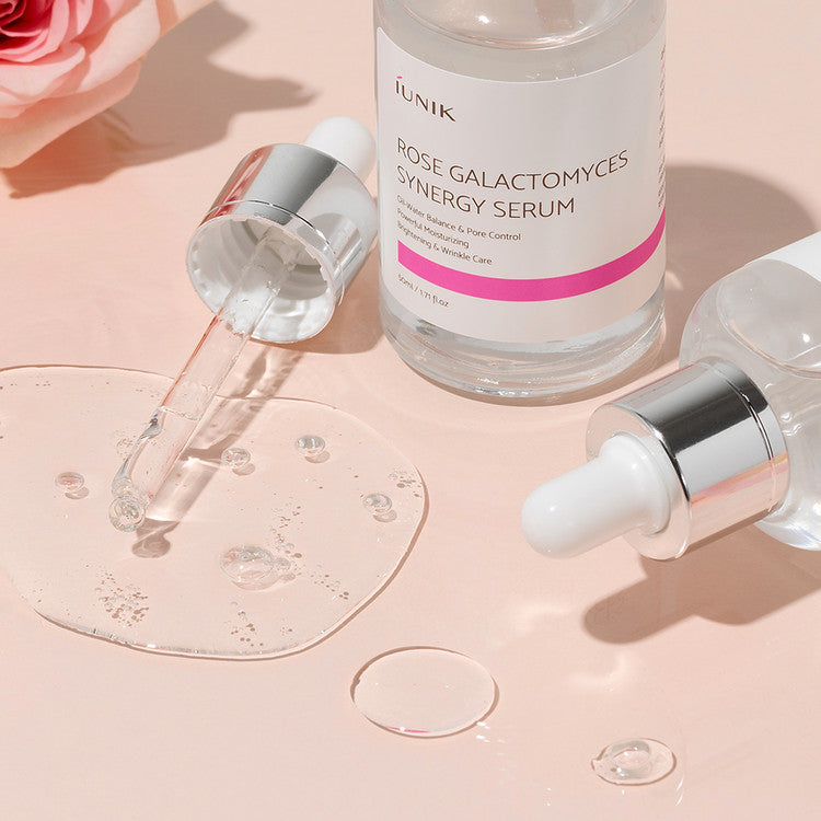 iUNIK Rose Galactomyces Synergy Serum 50ml (Ex 2025 01 06) – SoKoSkins